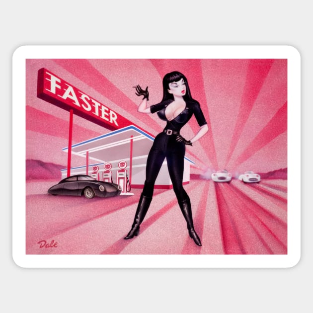 Faster Pussycat Tura Satana Sticker Teepublic